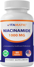 Vitamatic Niacinamide 1000 mg tablets