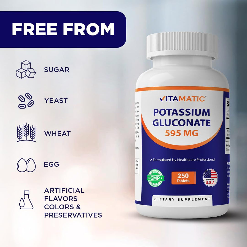 Vitamatic potassium for heart support