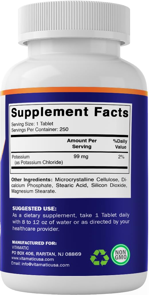 Vitamatic potassium for overall wellness