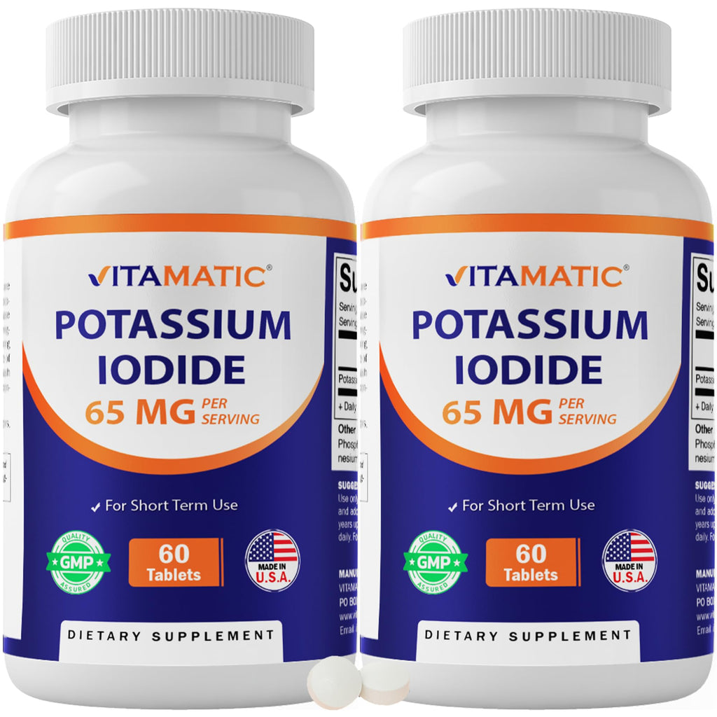 Vitamatic potassium iodide for thyroid health