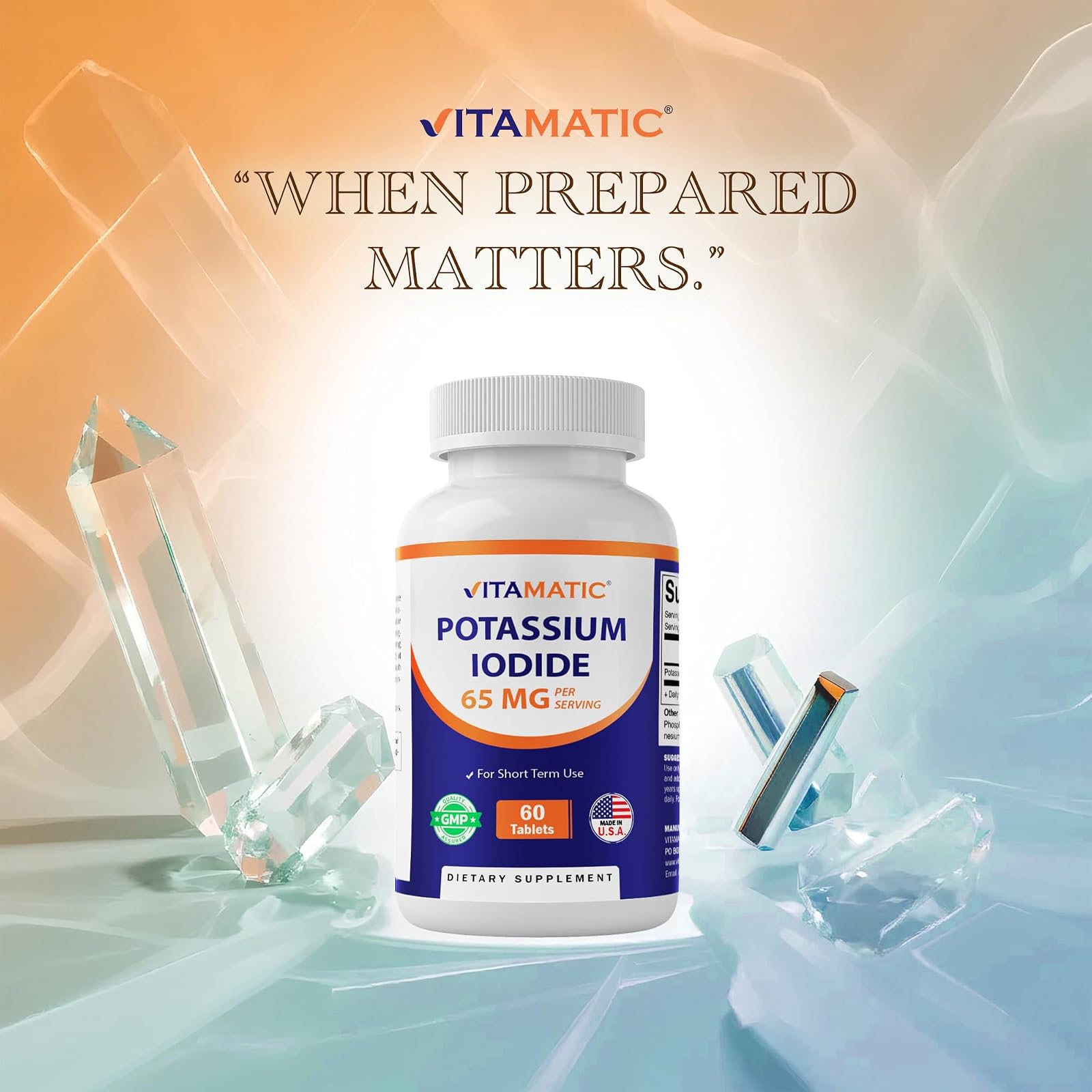 Vitamatic potassium iodide immune support