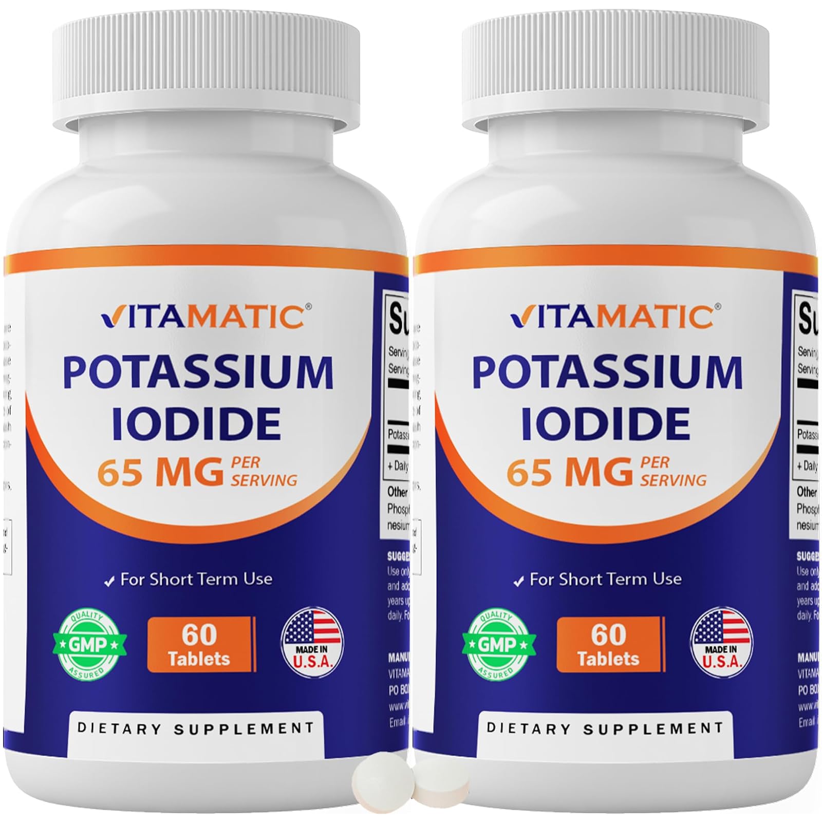 Vitamatic potassium iodide tablets