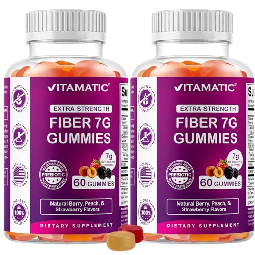 Vitamatic prebiotic gummies for digestion