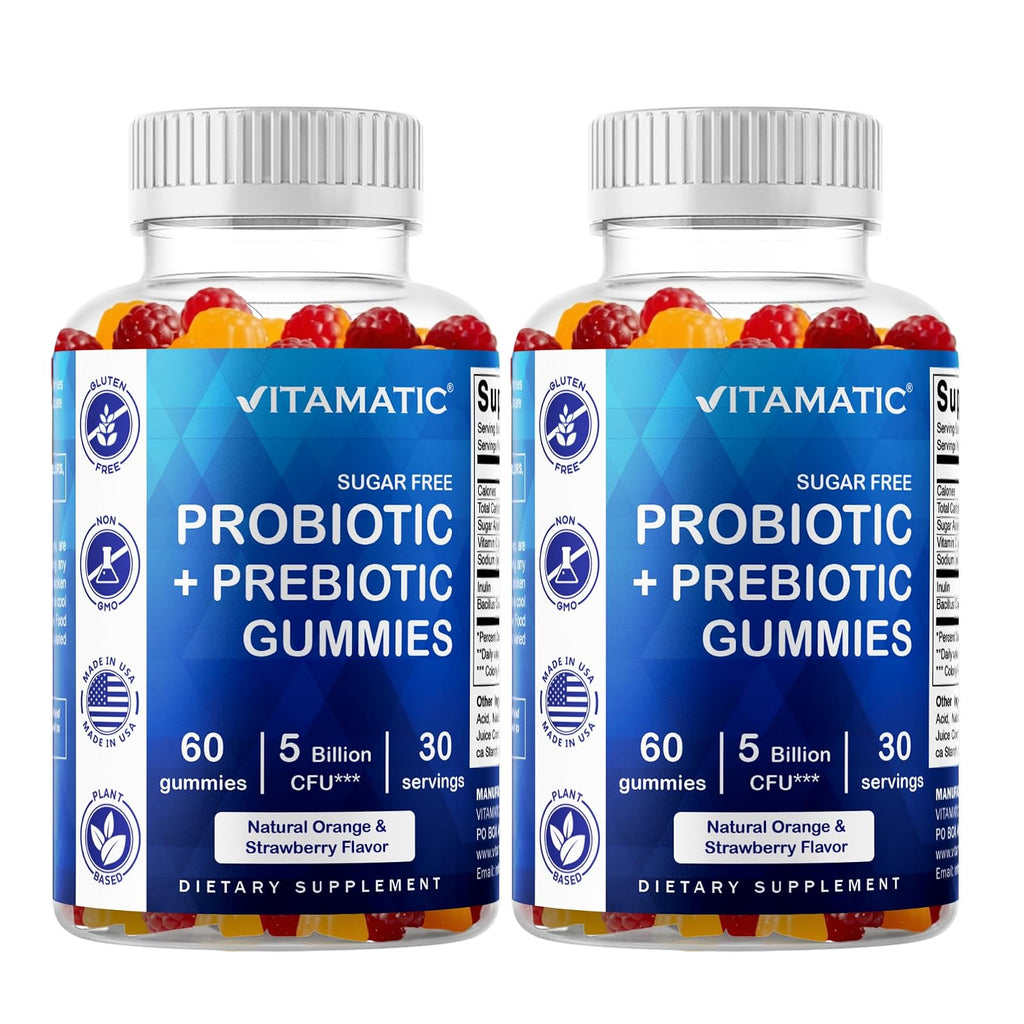 Vitamatic probiotic gummies for digestion