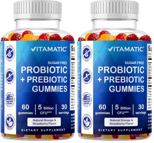 Vitamatic probiotic gummies for digestion