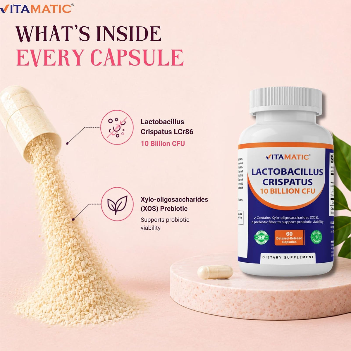 Vitamatic probiotics for women's health