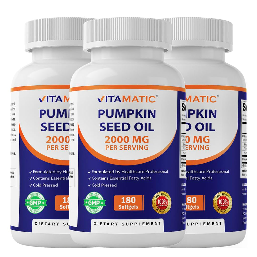 Vitamatic pumpkin seed oil softgels