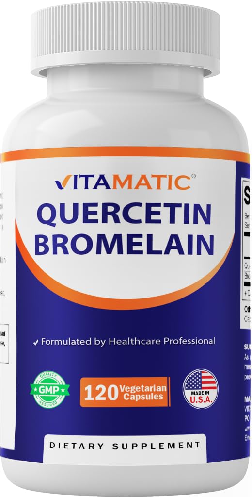 Vitamatic quercetin with bromelain capsules