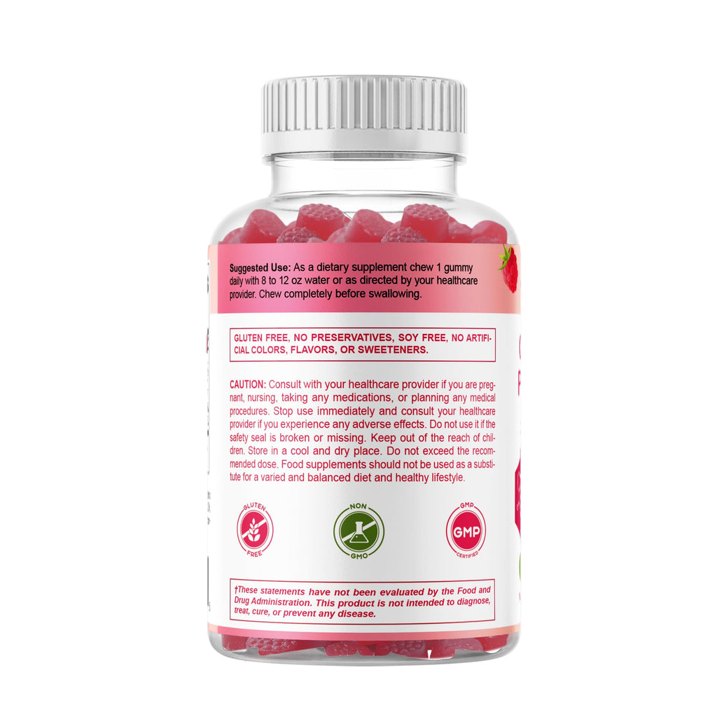 Vitamatic raspberry gummy vitamins