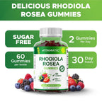 Vitamatic rhodiola gummies for mood support