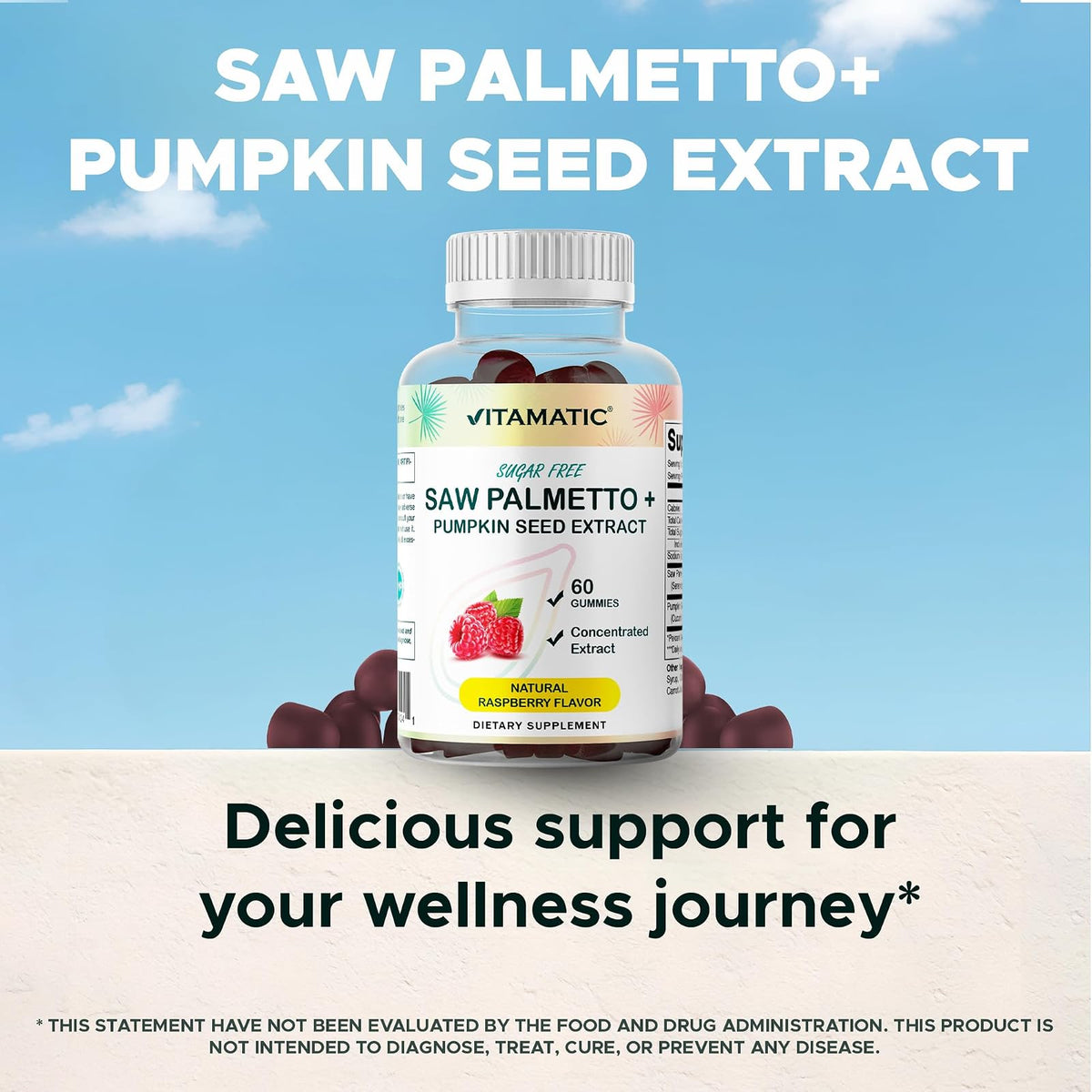 Vitamatic saw palmetto for hormonal balance