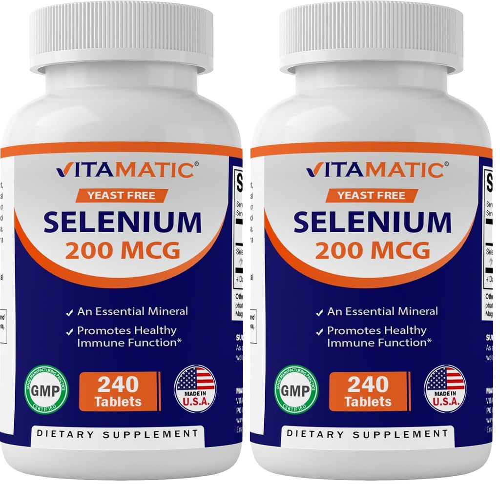 Vitamatic selenium 200 mcg tablets