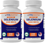 Vitamatic selenium 200 mcg tablets