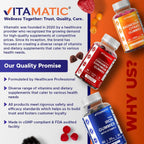 Vitamatic selenium gummies for hair health
