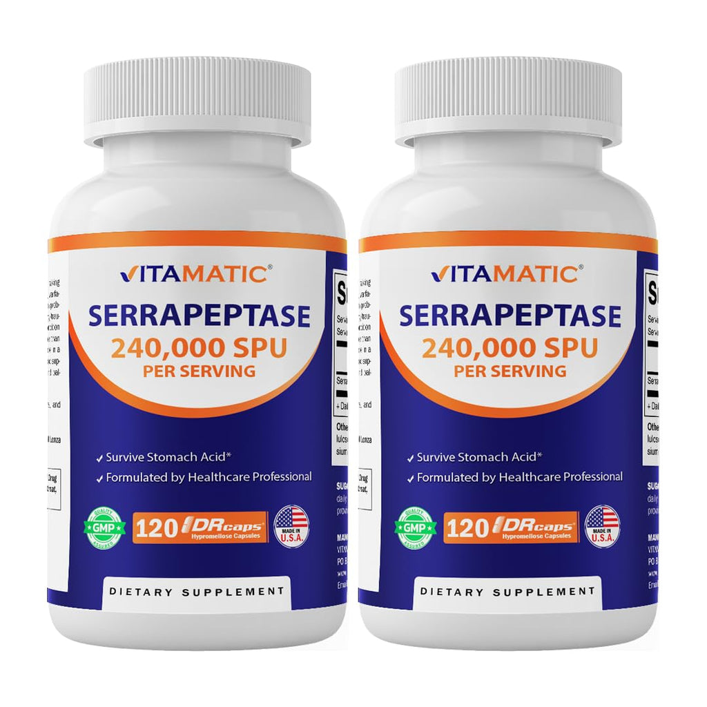 Vitamatic Serrapeptase digestive support
