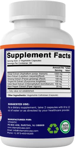 Vitamatic Shilajit Complex for men