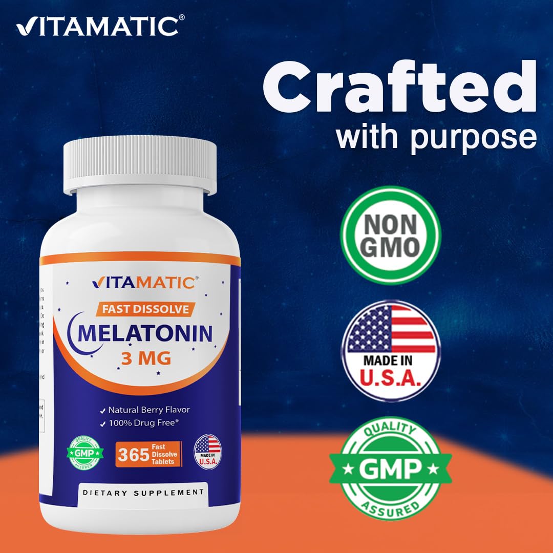 Vitamatic sleep support tablets 365 count