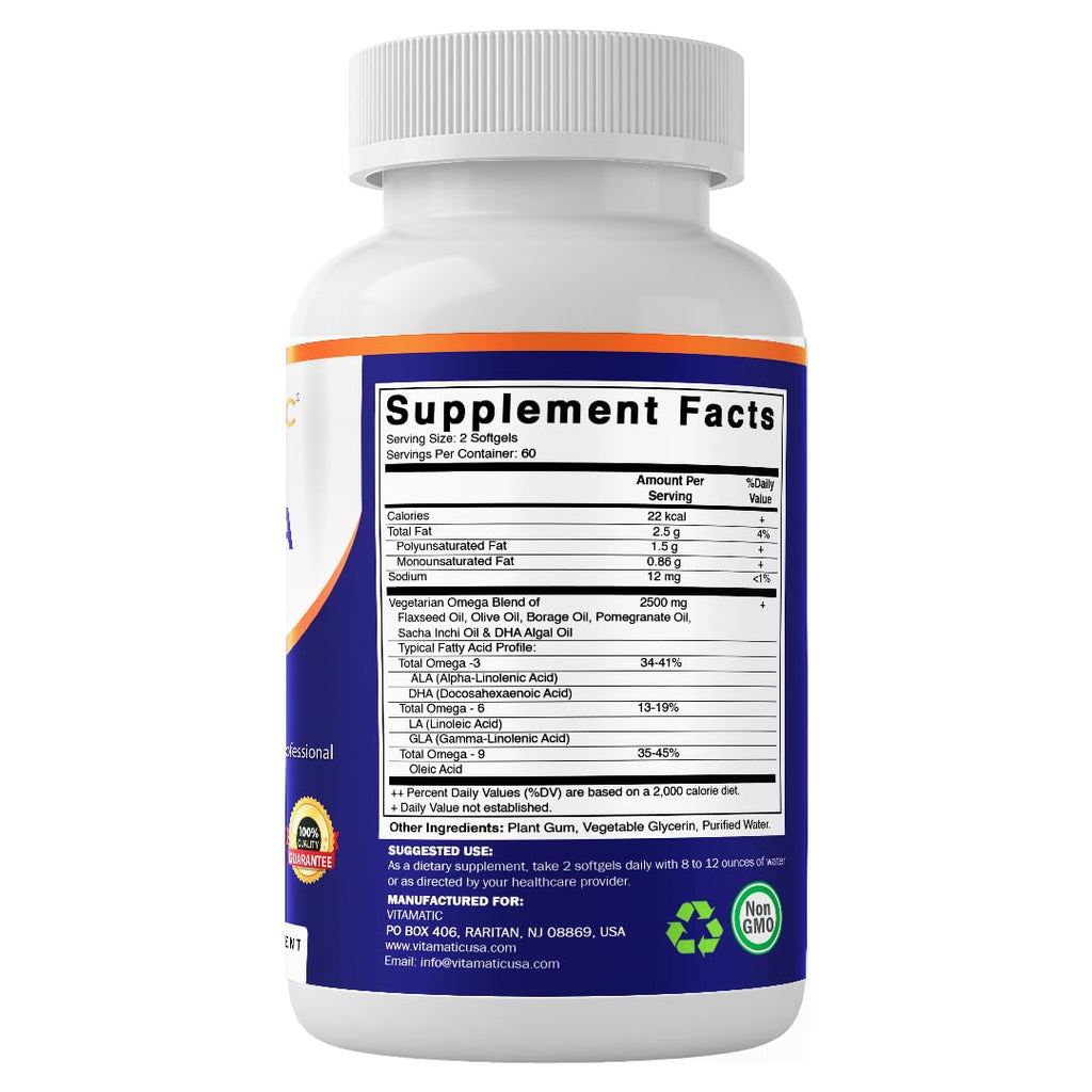 Vitamatic softgels for daily nutrition