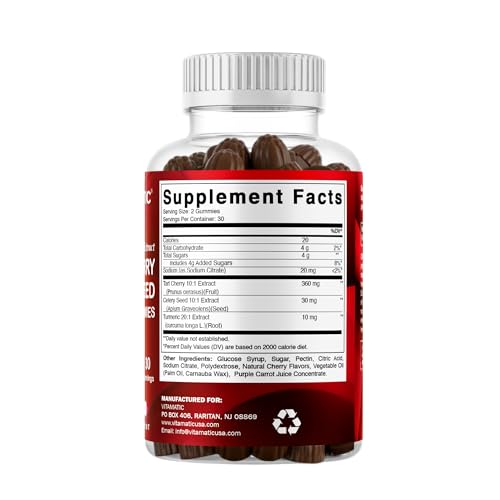 Vitamatic tart cherry gummies benefits