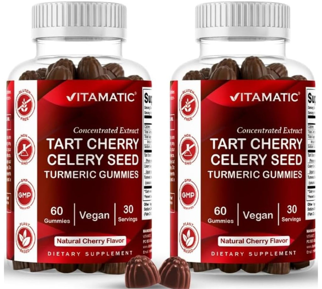 Vitamatic tart cherry gummy multivitamin
