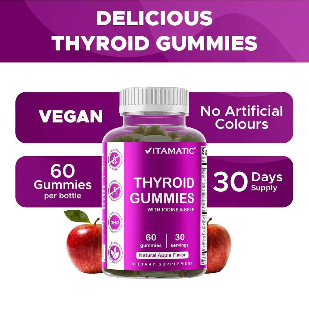 Vitamatic thyroid gummies with kelp