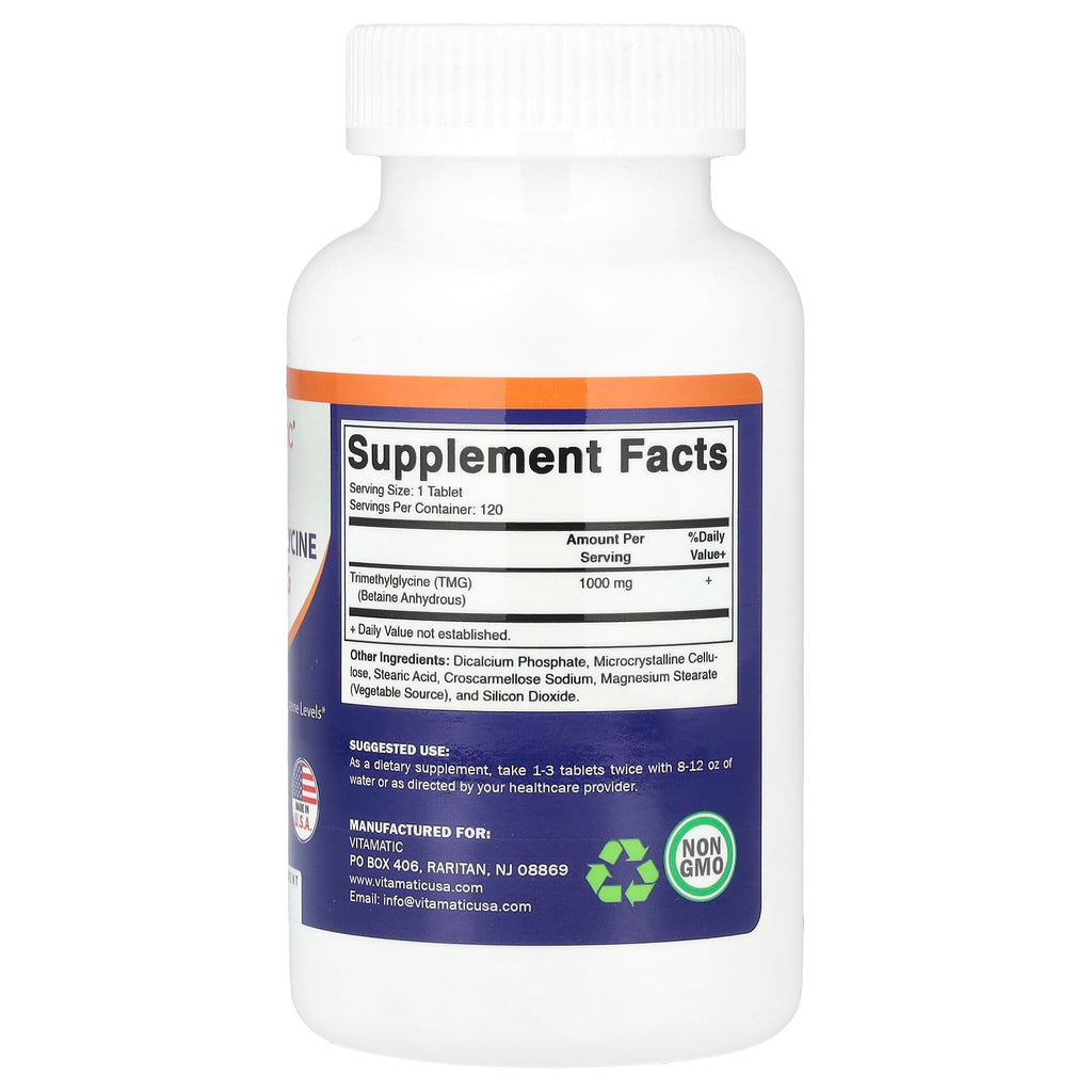 Vitamatic TMG 1000 mg whole food multivitamin
