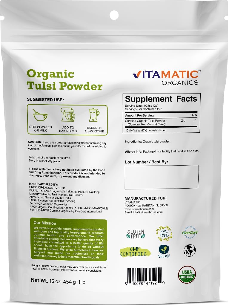 Vitamatic Tulsi for stress relief