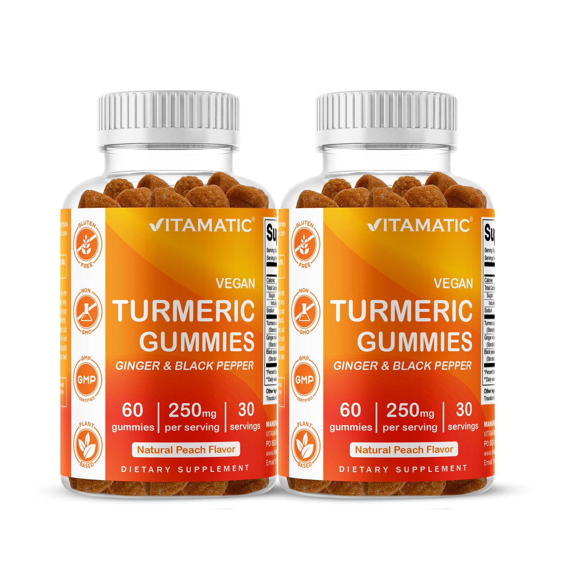 Vitamatic turmeric gummies for inflammation