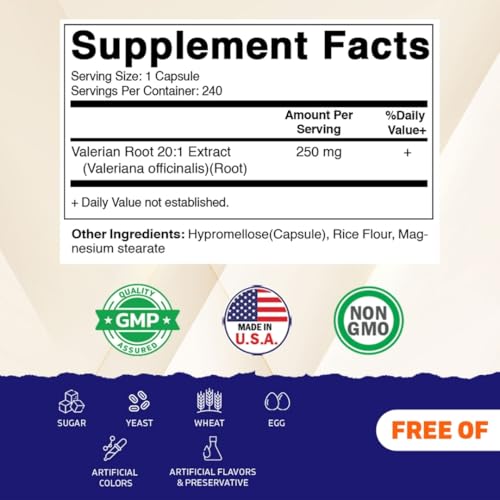 Vitamatic valerian for sleep support