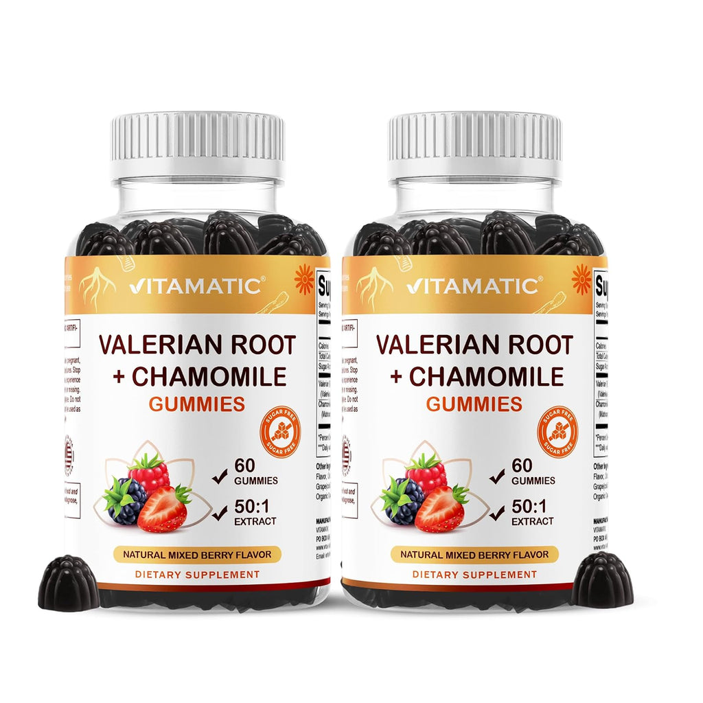 Vitamatic valerian root gummies for relaxation
