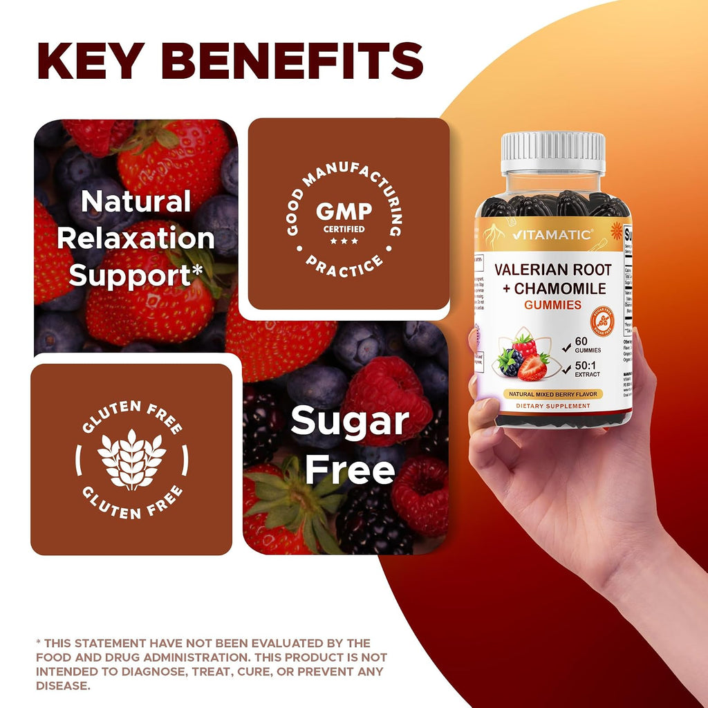 Vitamatic valerian root wellness formula
