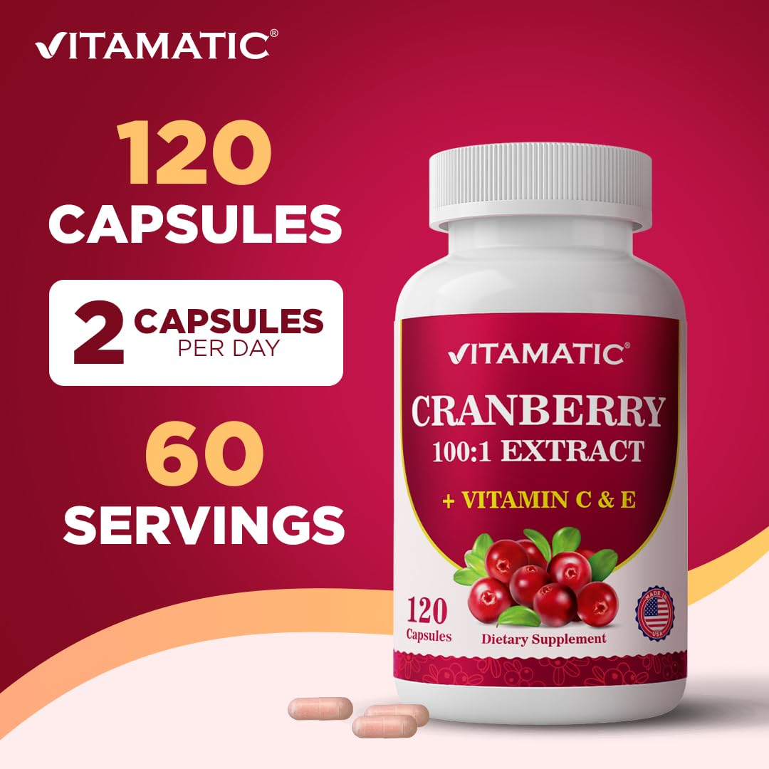 Vitamatic vegan cranberry capsules