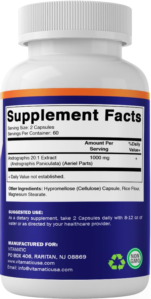 Vitamatic vegan-friendly Andrographis