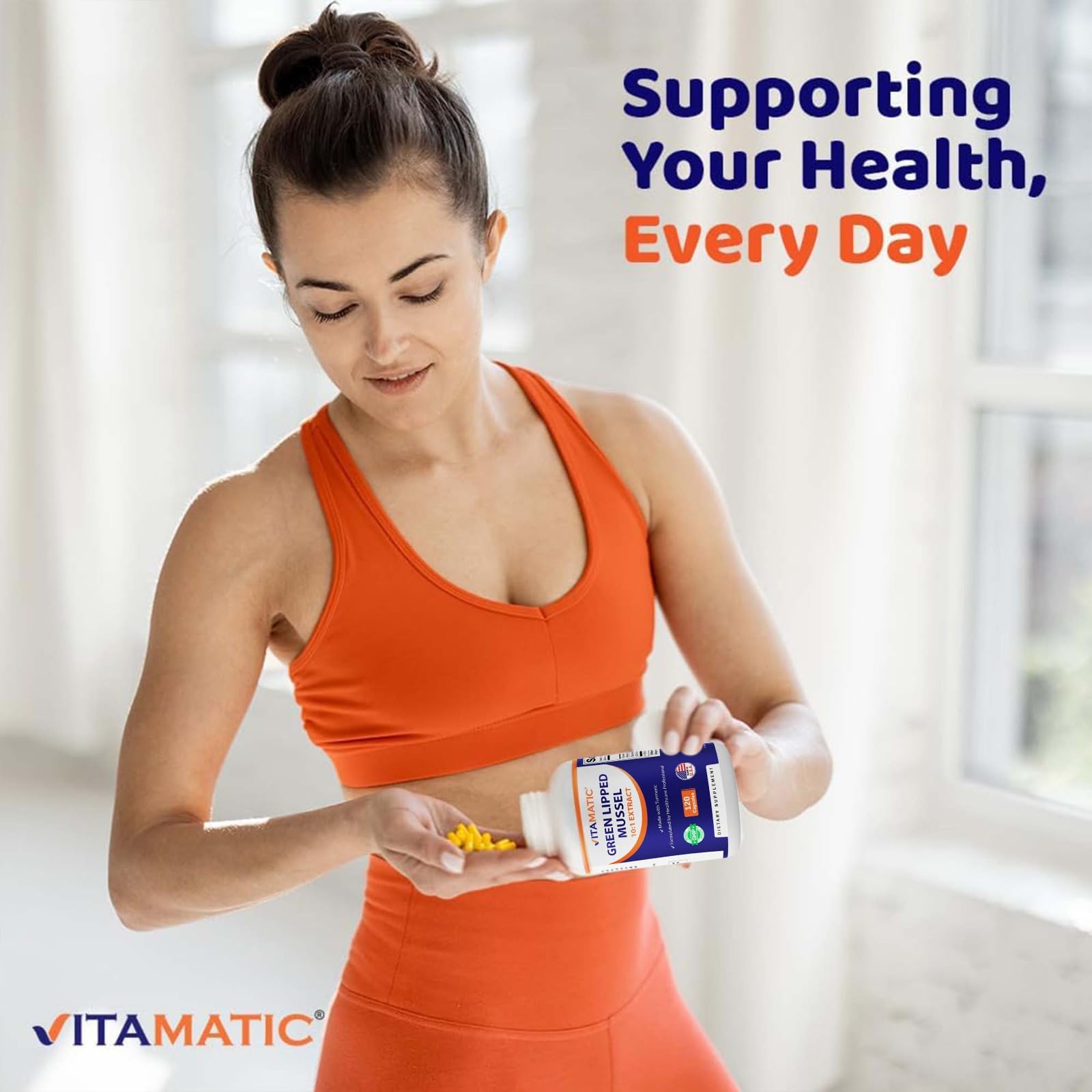 Vitamatic vegan-friendly health capsules