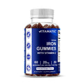 Vitamatic vegan iron gummies for energy