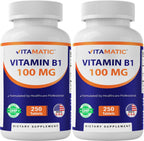 Vitamatic Vitamin B1 100 mg tablets