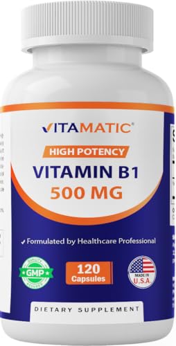 Vitamatic Vitamin B1 500 mg capsules