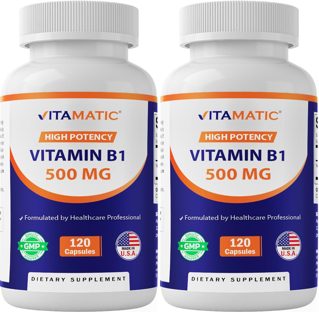 Vitamatic Vitamin B1 500 mg capsules