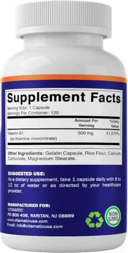 Vitamatic Vitamin B1 promotes healthy mood