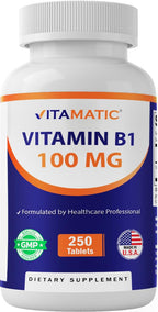 vitamatic vitamin b1 thiamine tablets