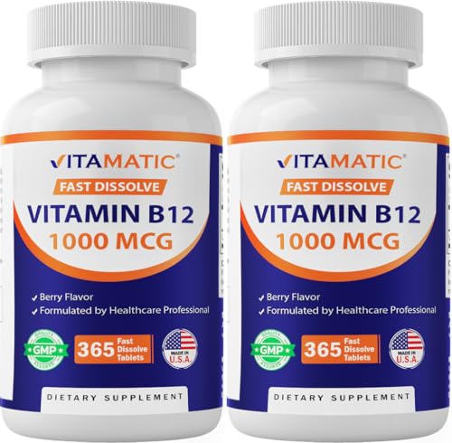 Vitamatic vitamin B12 fast dissolve tablets