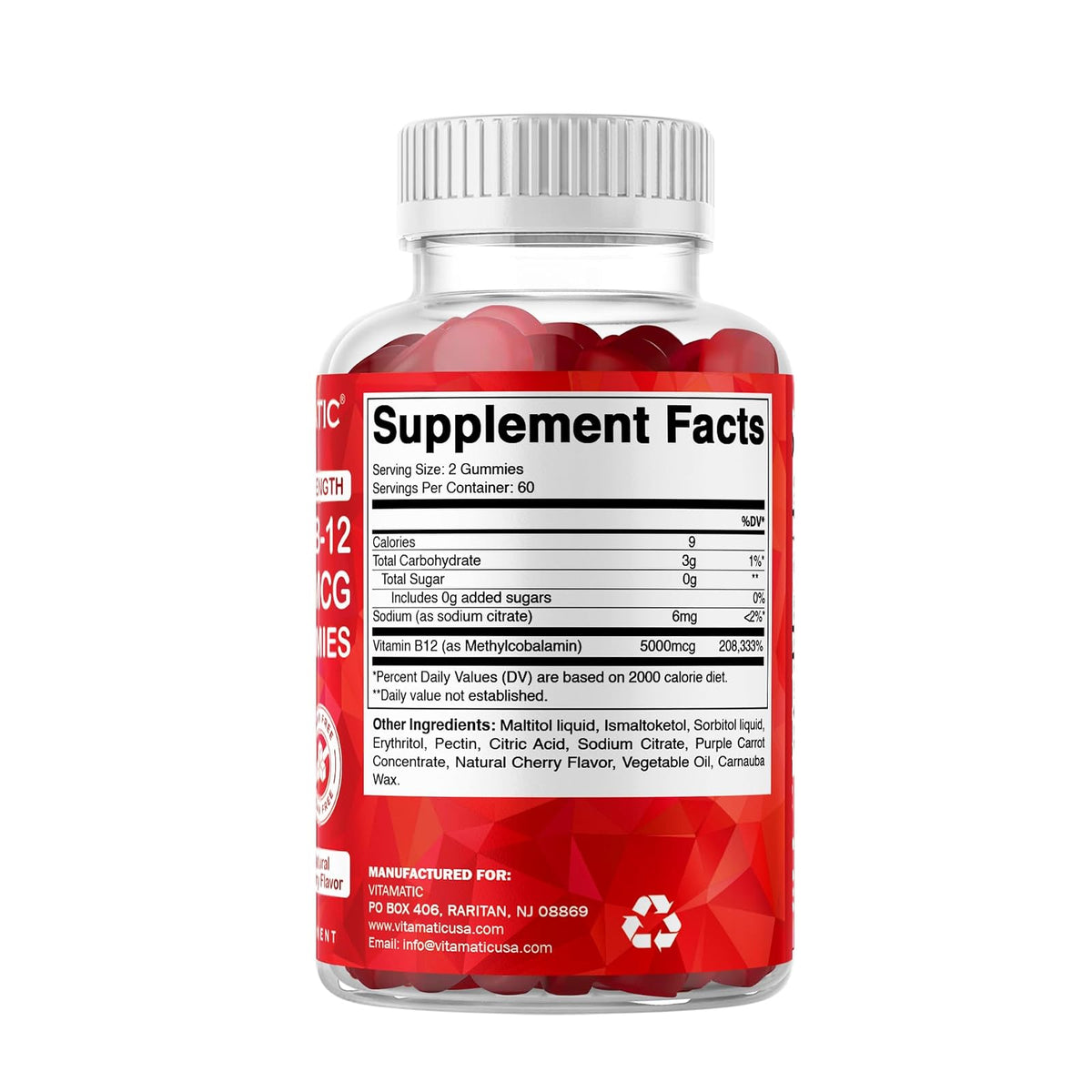 Vitamatic vitamin B12 for mood enhancement