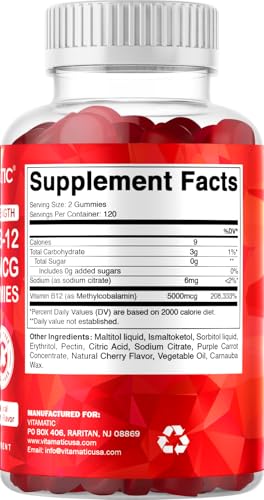Vitamatic vitamin B12 for overall wellness