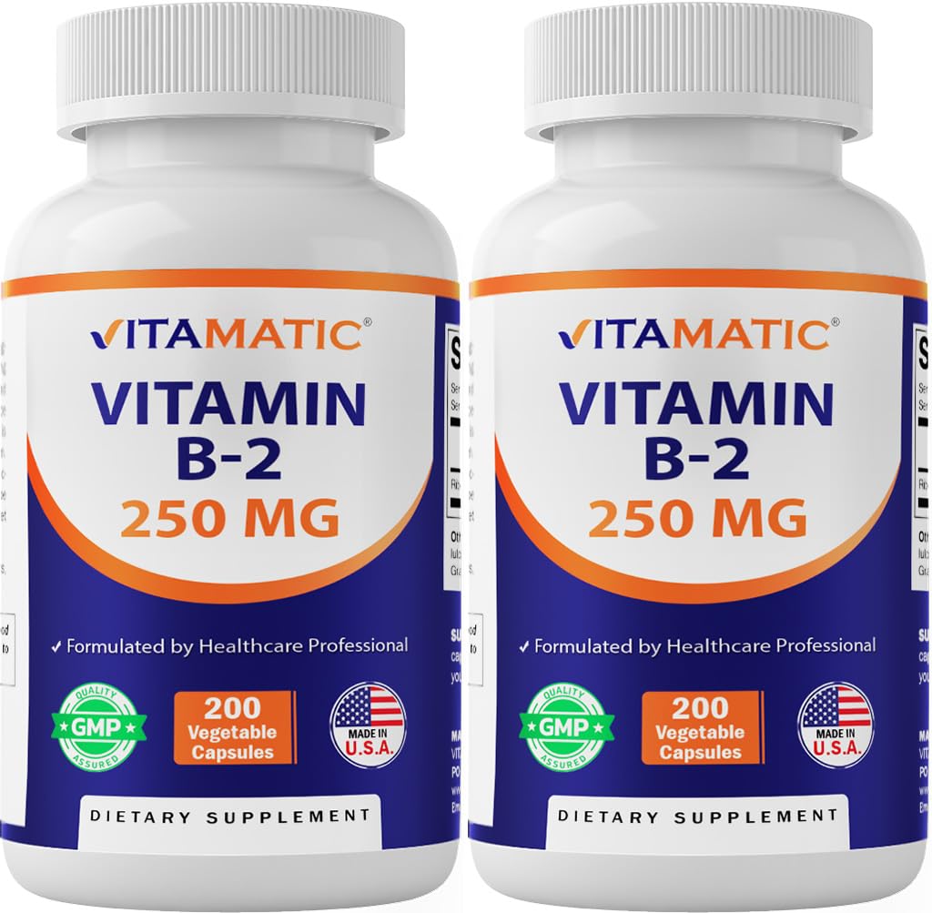 Vitamatic Vitamin B2 vegetarian capsules