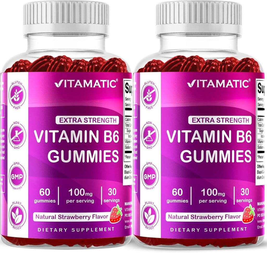 Vitamatic Vitamin B6 gummy supplements