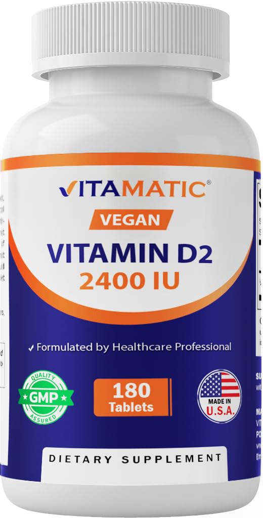 Vitamatic Vitamin D2 2400 IU tablets