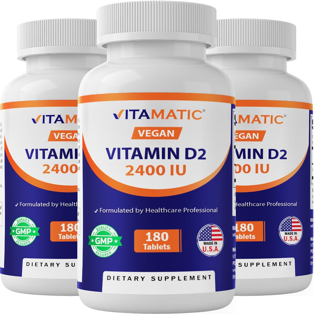 Vitamatic vitamin D2 2400 IU tablets