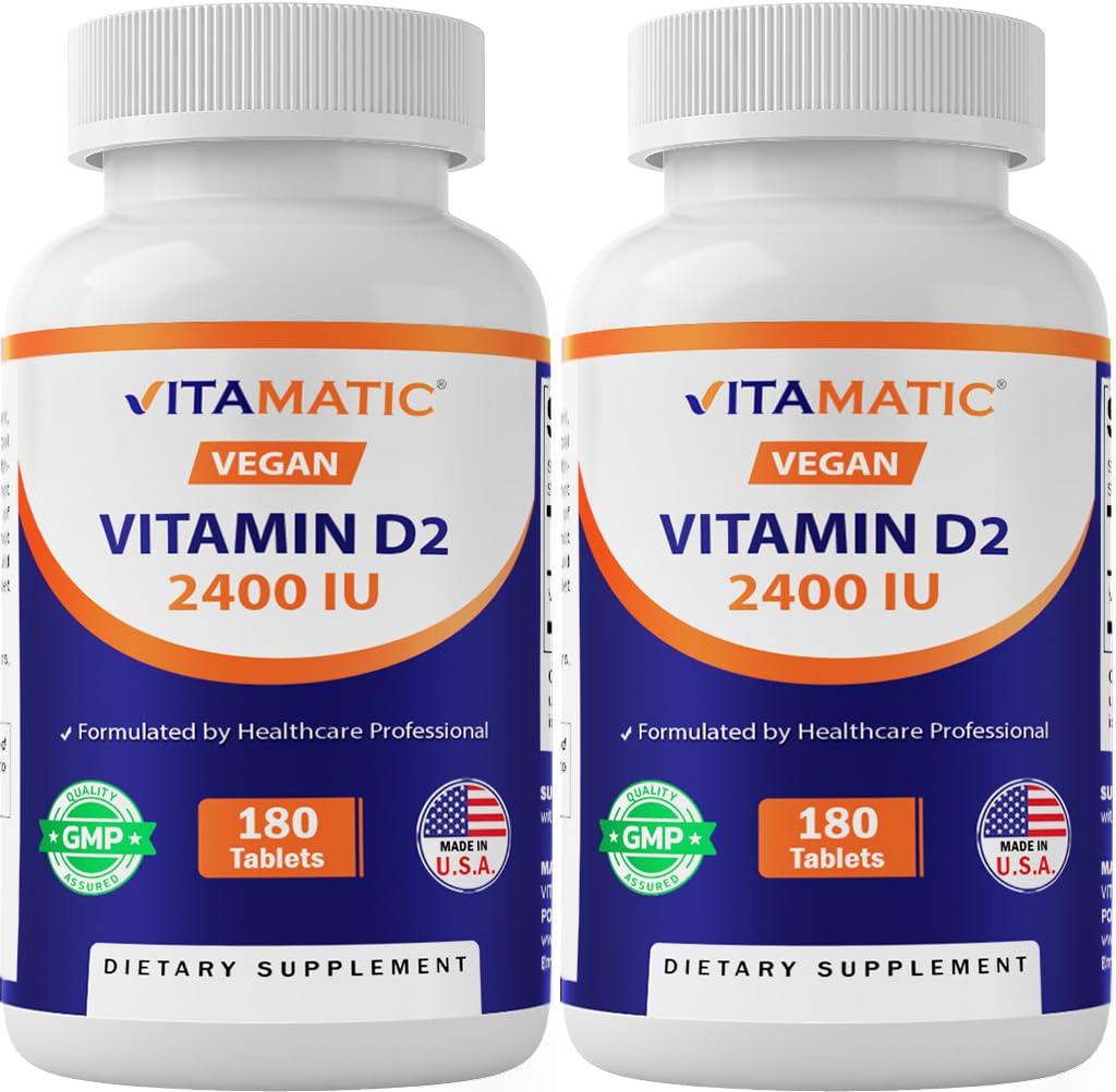 Vitamatic Vitamin D2 2400 IU tablets