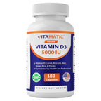 Vitamatic Vitamin D3 5000 IU capsules