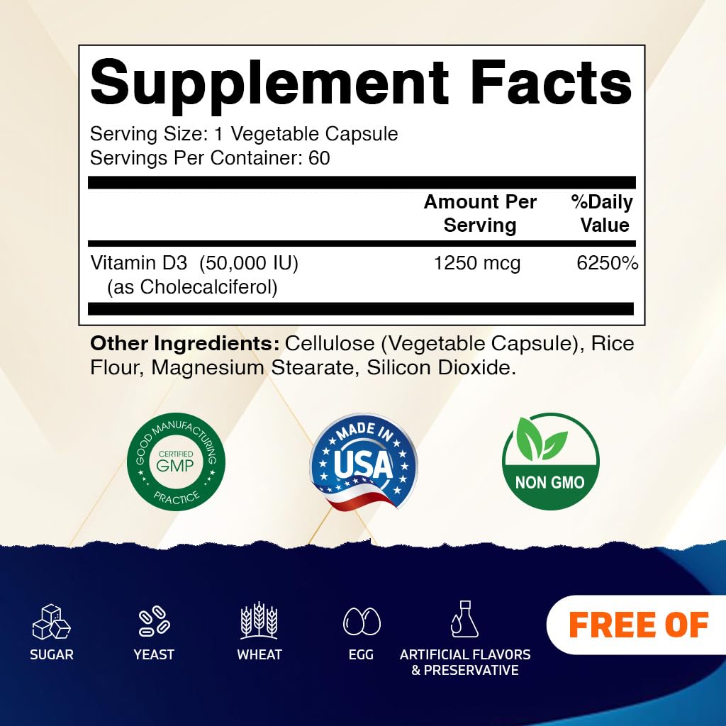Vitamatic vitamin D3 50000 IU